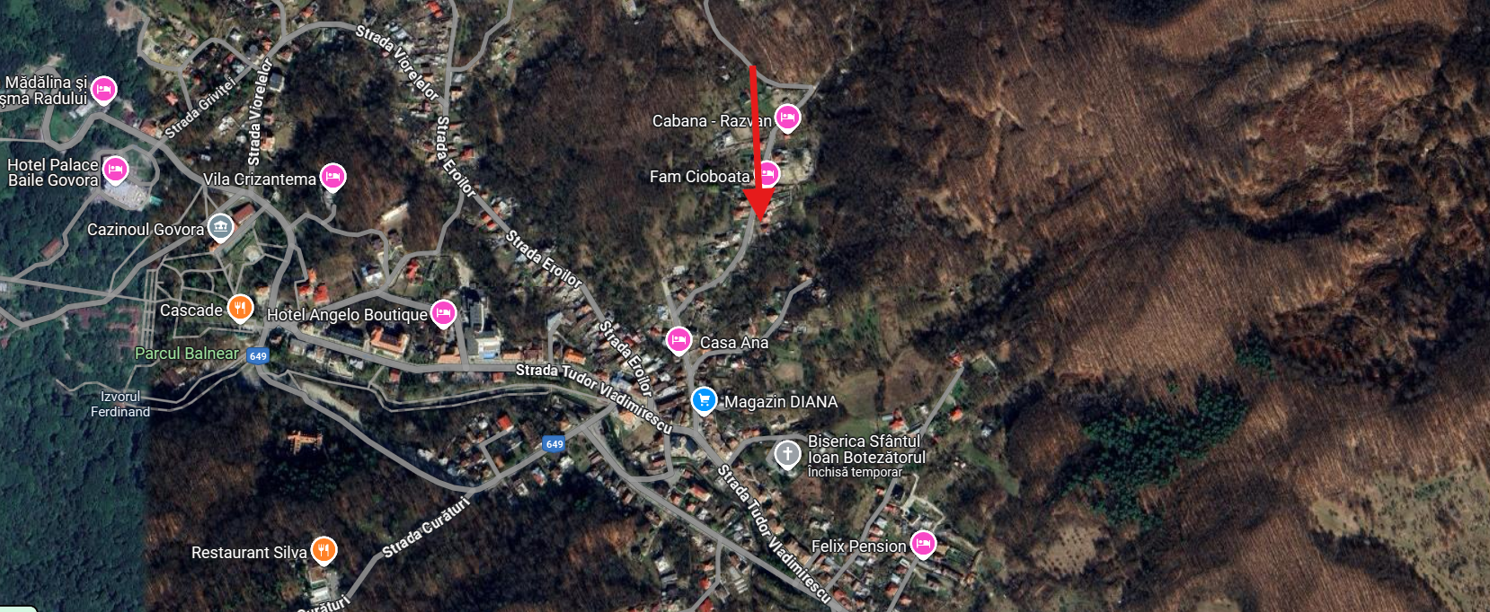 Casa si teren intravilan, strada General Praporgescu, Baila Govora, lov ...